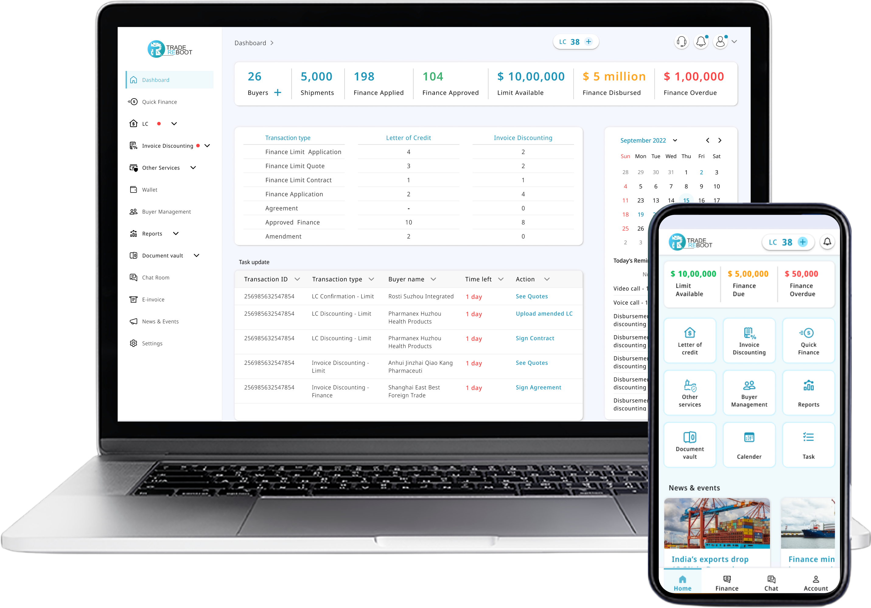 Invoice Discounting & Trade Financing Services | Trade Reboot